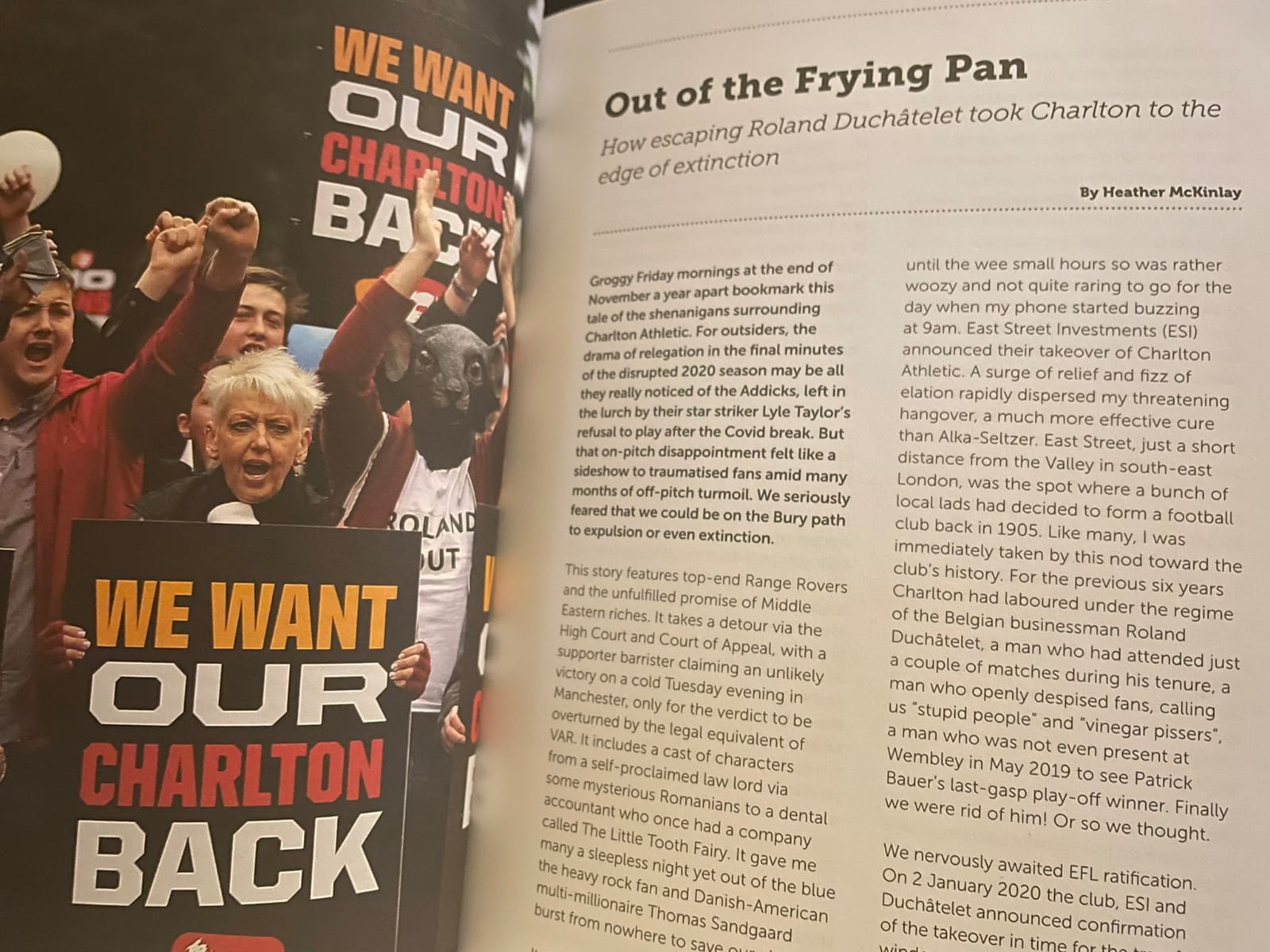 Heather McKinlay on last year's shenanigans | CAS Trust